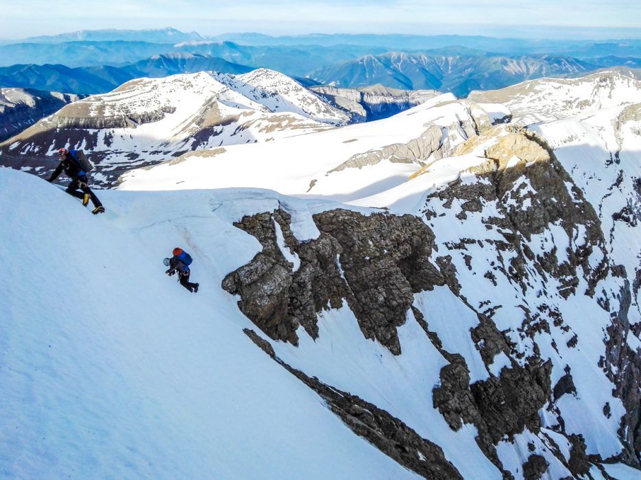 Escalada de la cara norte del Marboré - Cima Norte, Guía del Pirineo